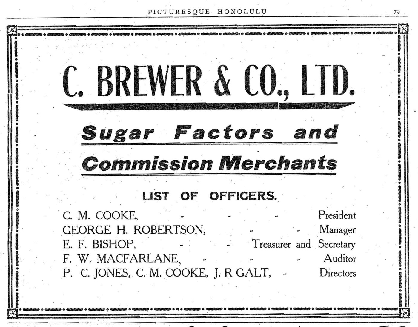 C. Brewer and Company | SchoolWorkHelper