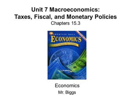 Economics Unit 7 – Macroeconomic policy | SchoolWorkHelper