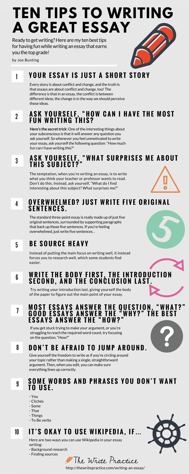 Tips For Essay Writing SchoolWorkHelper